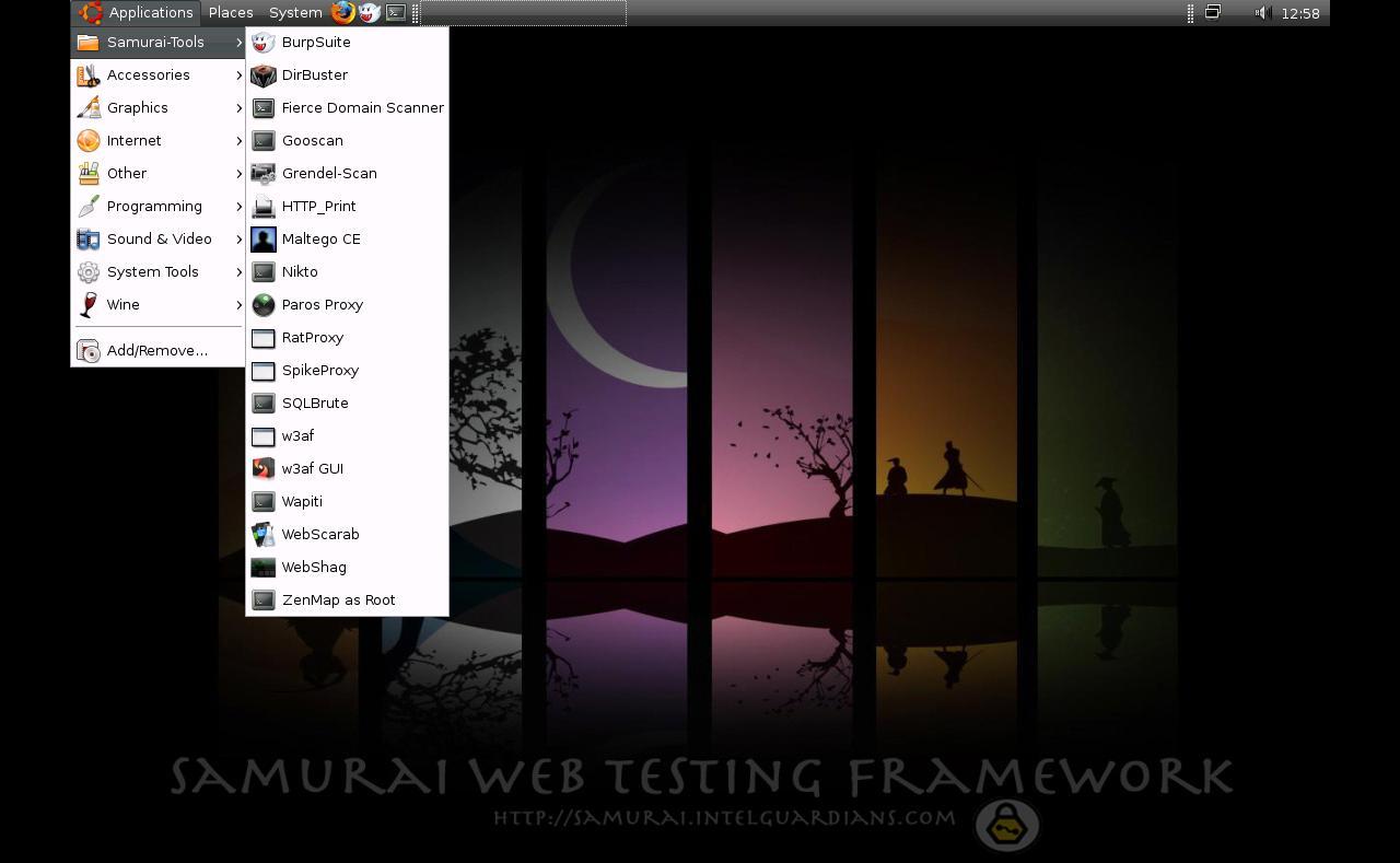 Samurai Web Security Framework 10 Best Operating Systems For Hackers