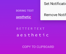 Wide text generator apk - IntenseClick